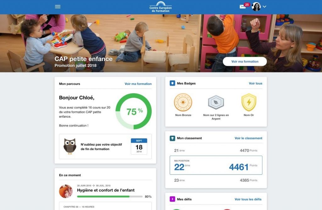 CEF learning, L’éducation et l’apprentissage à distance